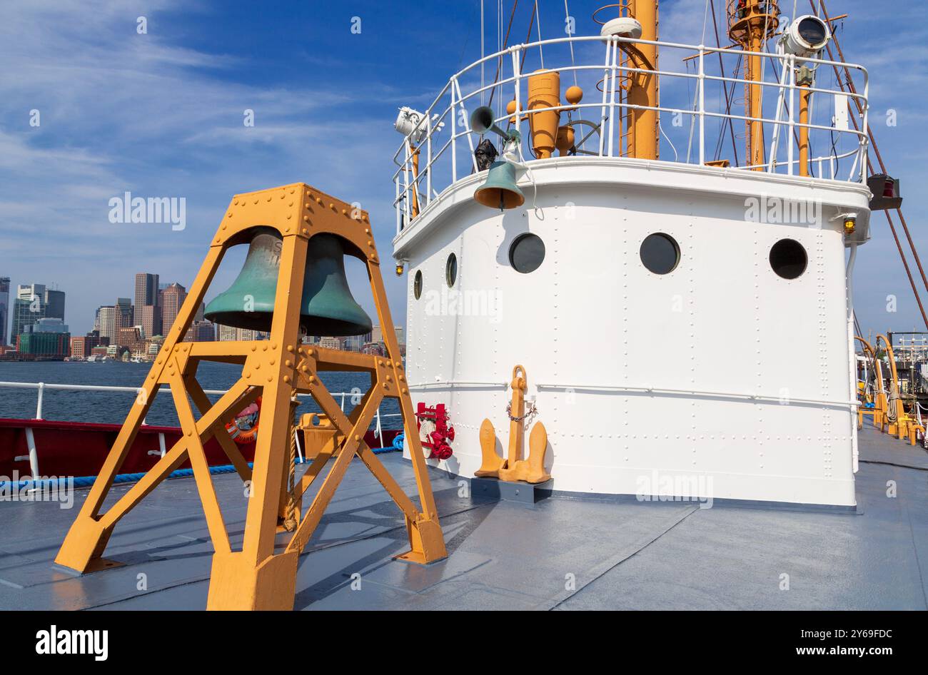 Nantucket Lightship LV-112 Museum, Boston, Massachusettes, USA Stock ...