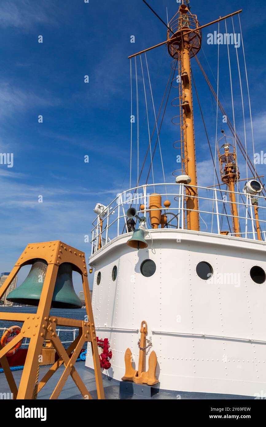 Nantucket Lightship LV-112 Museum, Boston, Massachusettes, USA Stock ...