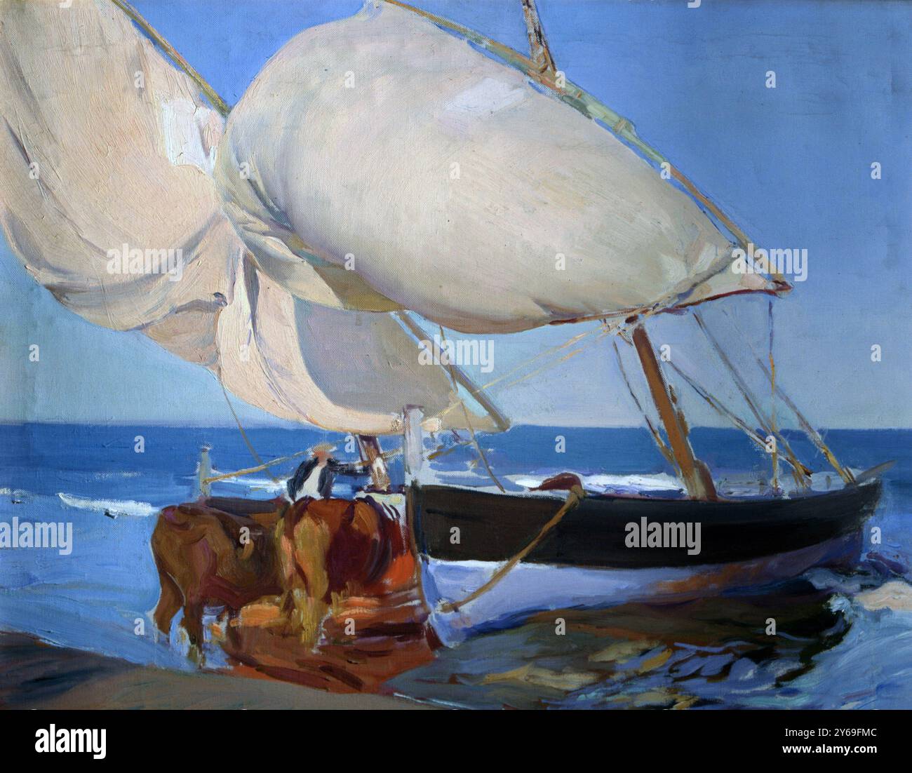 SOROLLA , JOAQUIN. PINTOR ESPAÑOL VALENCIA 1863 - 1923. " LAS VELAS ...