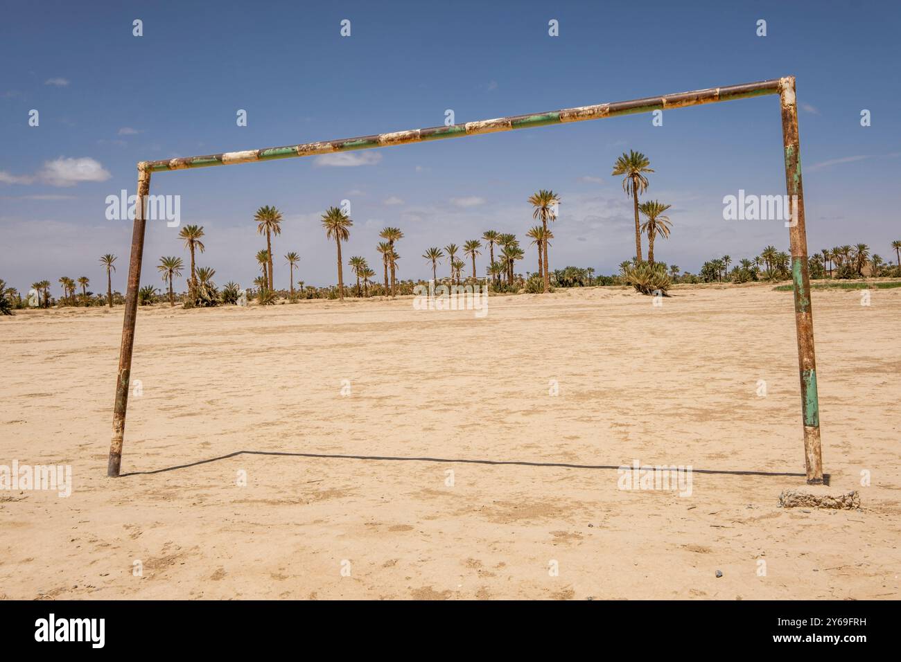 football field, Rissani, Morocco, Africa Stock Photo - Alamy