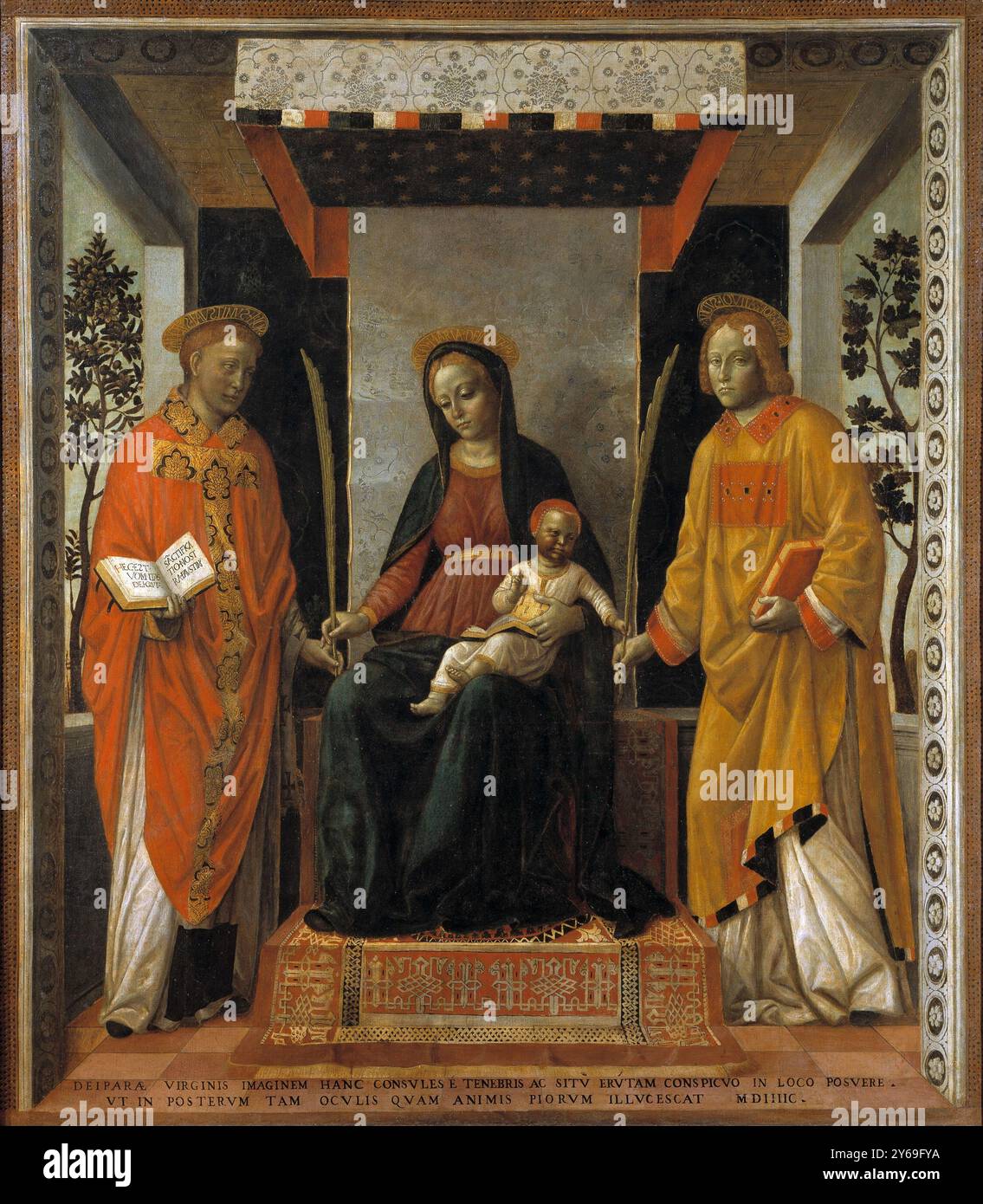 Virgin with Child between Saints Faustinus and Jovita. Museum ...