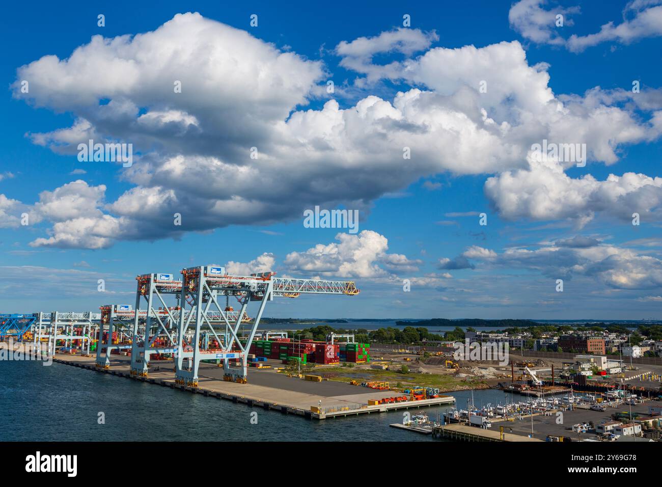 Conley Container Terminal, Boston, Massachusettes, USA Stock Photo - Alamy