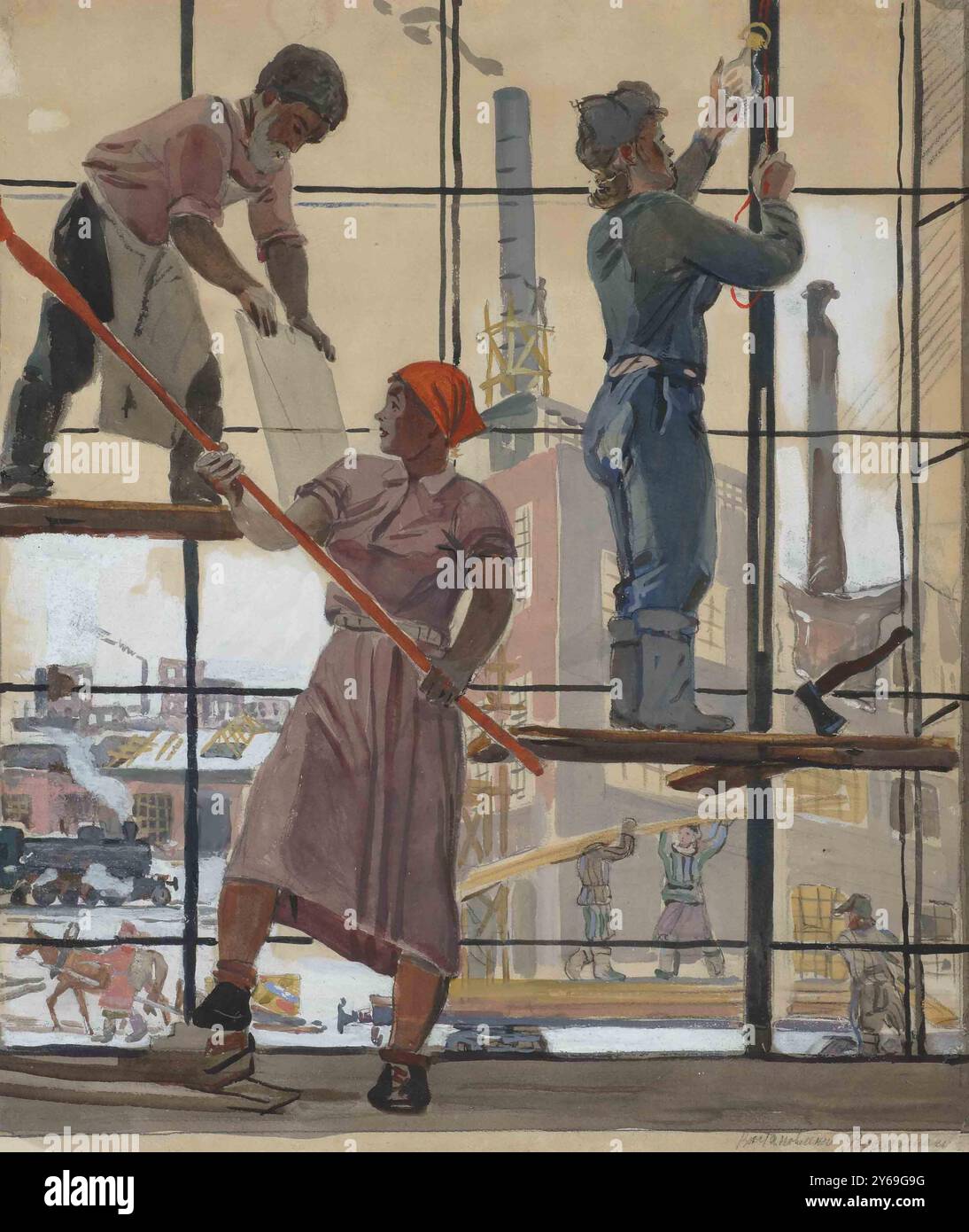 Reconstruction of Rostselmash. Museum: Institute of Russian Realist Art ...