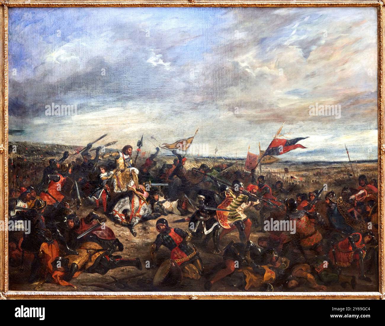 Battle of Poitiers, also known as King Jean at the Battle of Poitiers ...