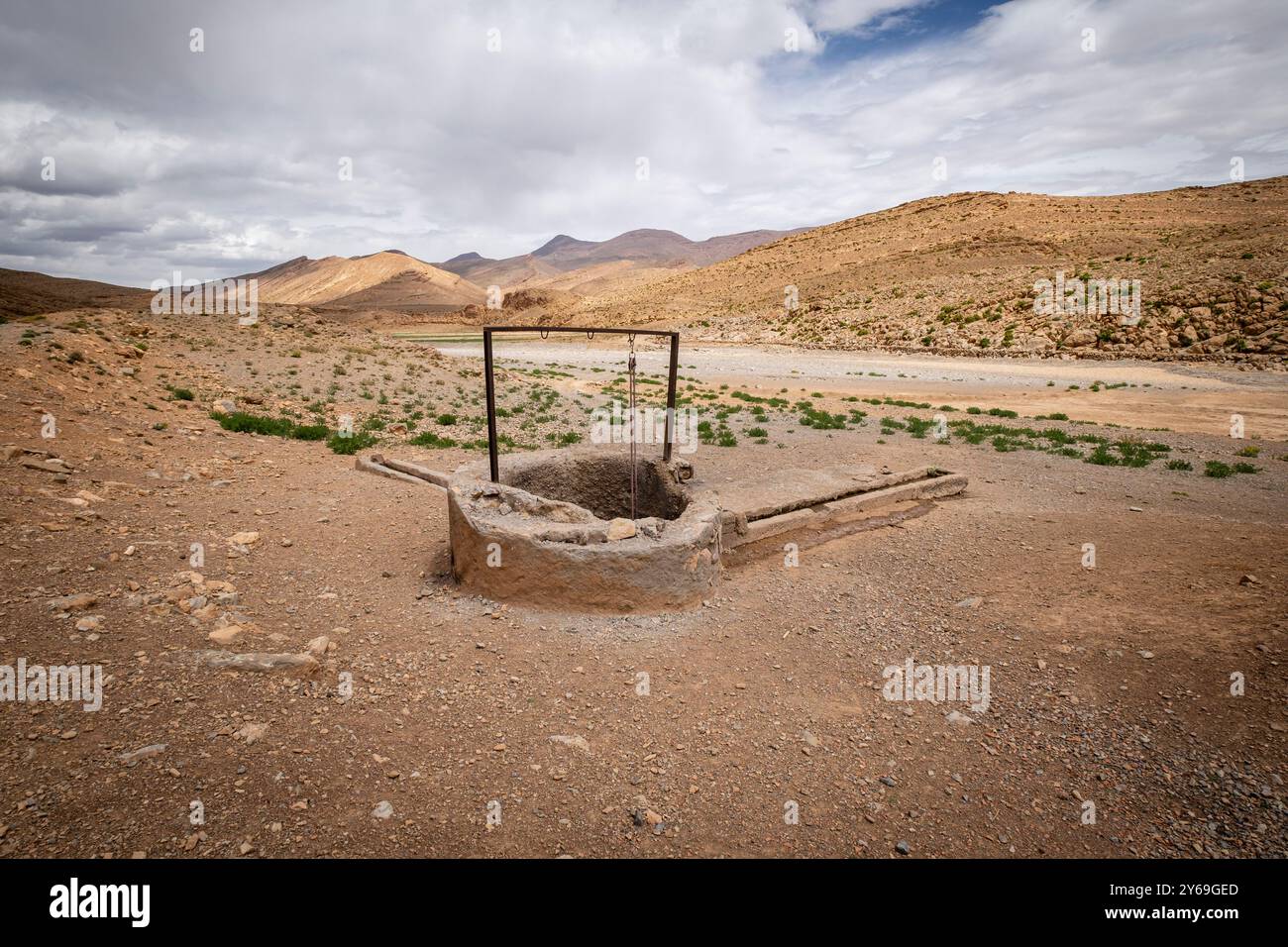 Well near Assoul, High Atlas, Morocco, Africa Stock Photo - Alamy