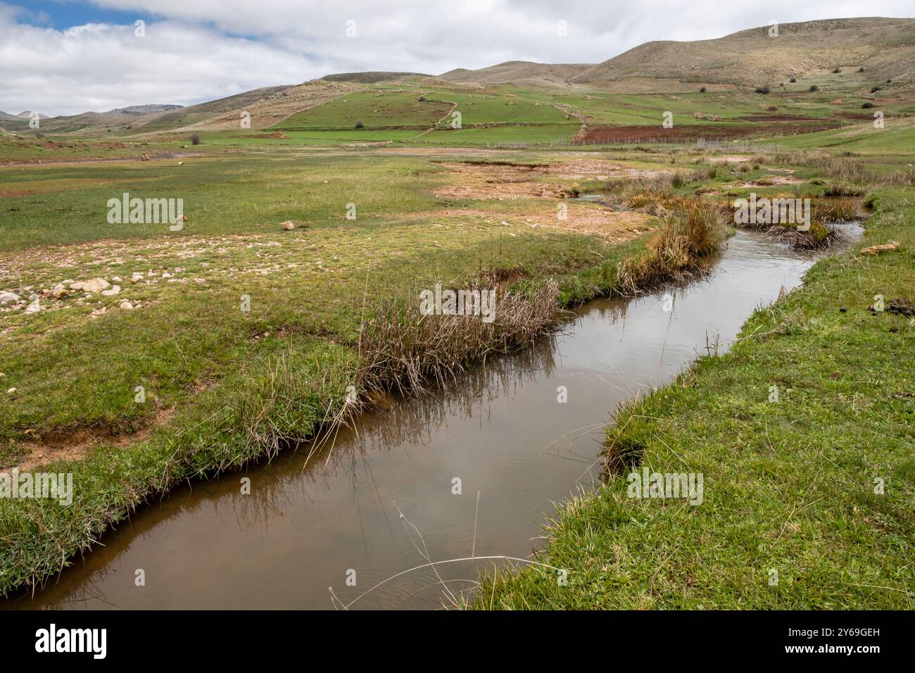 Ifrane river, Ifrane national park, Middle Atlas, Morocco, Africa Stock ...