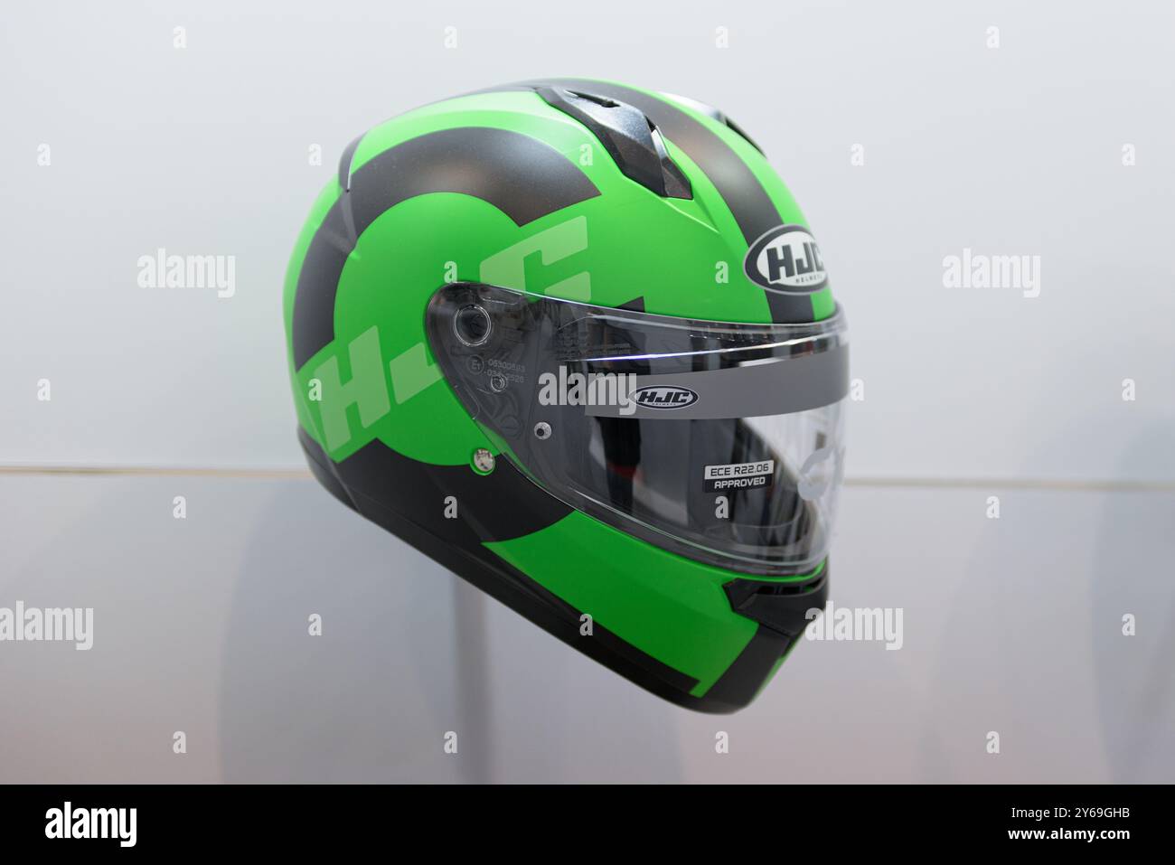 ISTANBUL, TURKEY - MARCH 23, 2024: HJC helmet display at performance ...