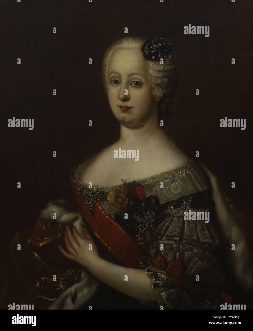 Portrait of Johanna-Elizabeth, Electress of Anhalt-Zerbst (1712-1760 ...