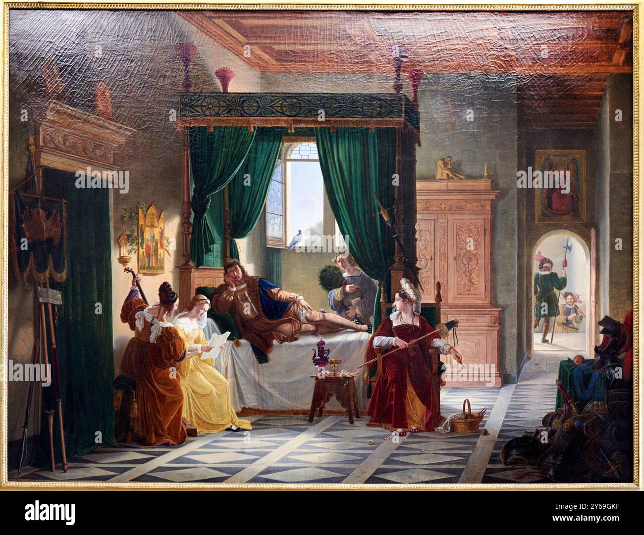 The Convalescence of Bayard, 1816-1817, Pierre RÉVOIL, Lyon, 1776 ...