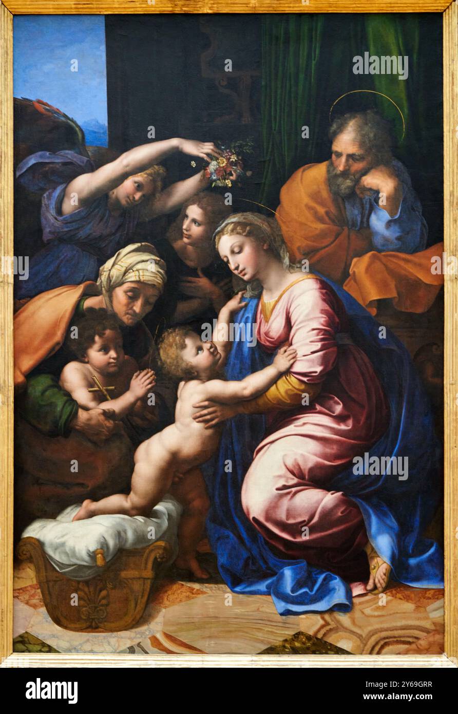 The Holy Family with Saint Elizabeth, the Infant Saint John and Two ... The Holy Family with Saint Elizabeth, the Infant Saint John and Two ...