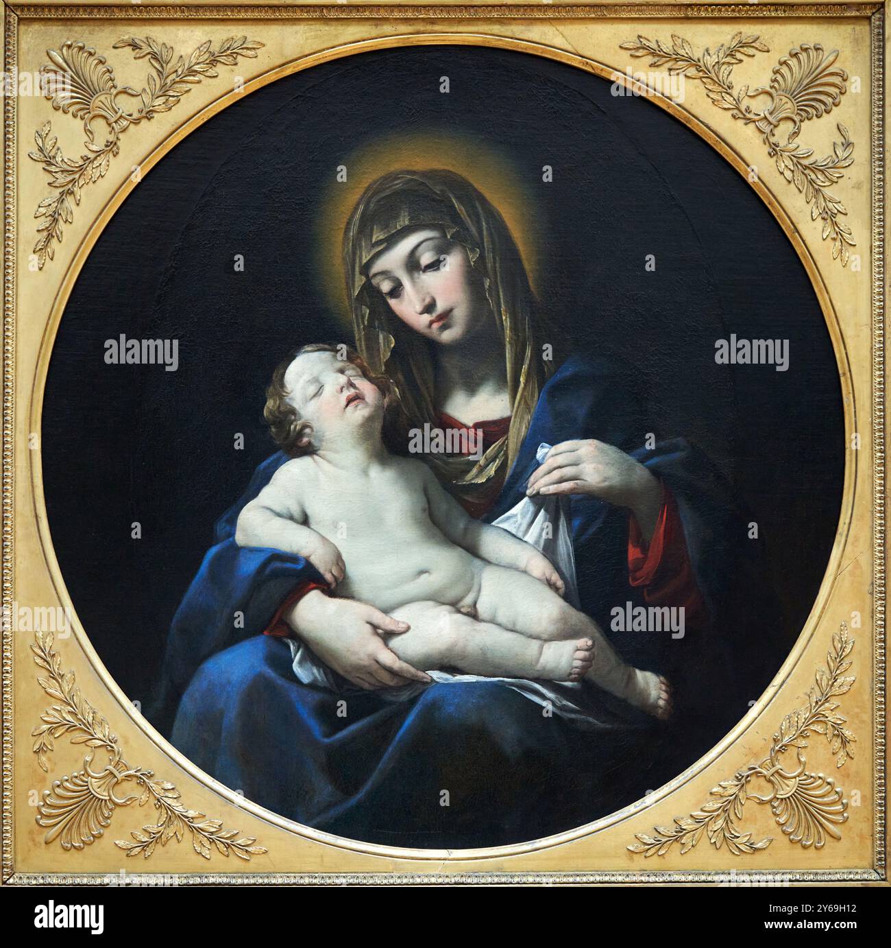 Virgin and Child, Oil on canvas, about 1624, Francesco GESSI, Bologne ...