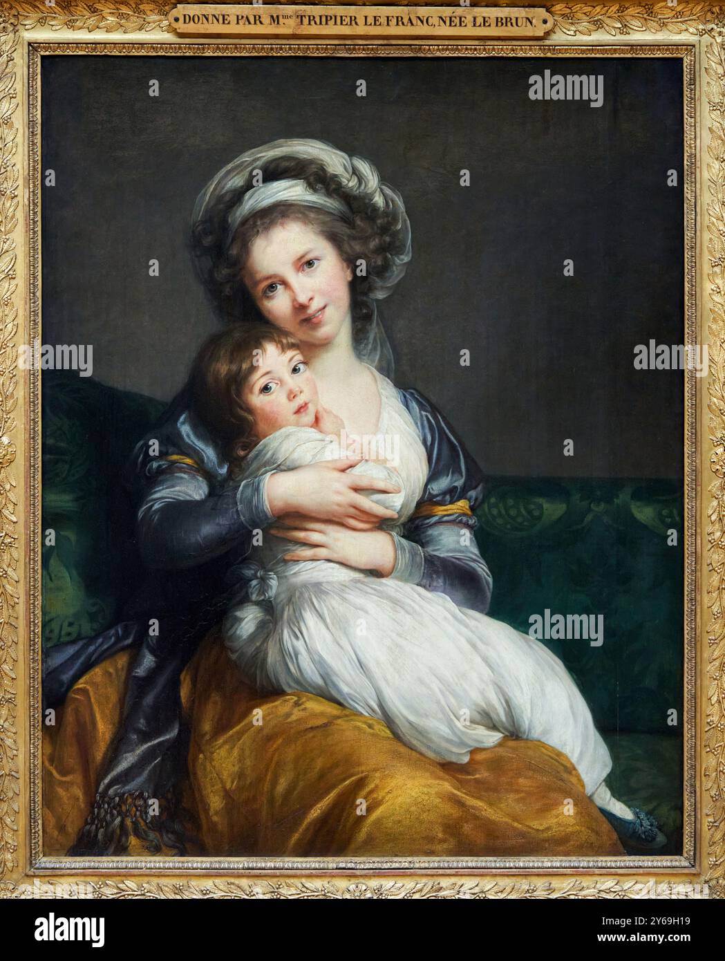 Madame Vigée LeBrun and her Daughter, Jeanne-Lucie, known as Julie ...