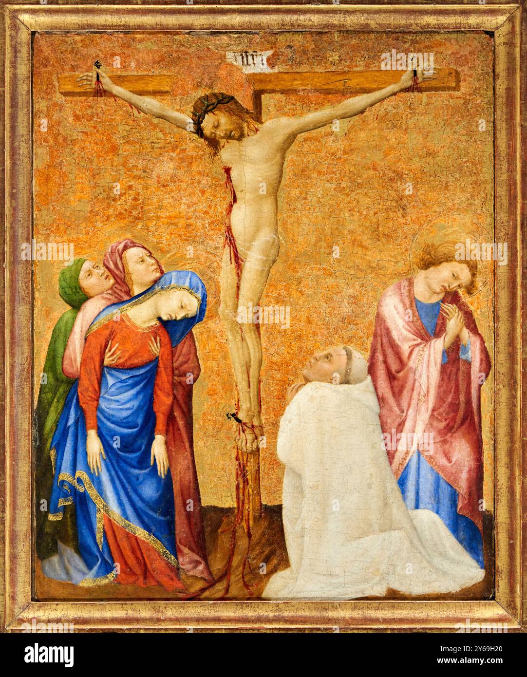 The Crucifixion with a Carthusian Monk, between 1388 and 1396, Jean de BEAUMETZ, Originaire de ...