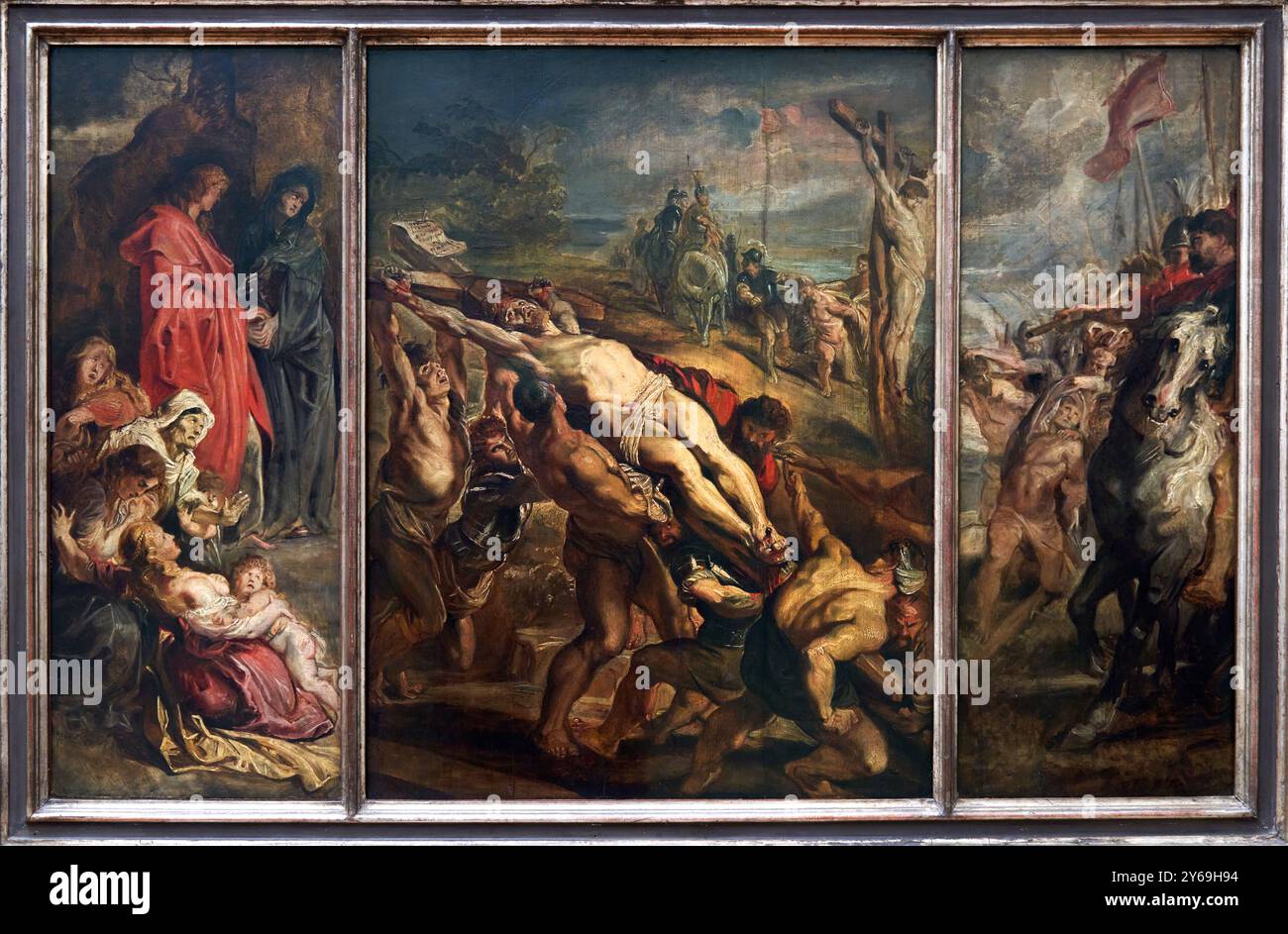 The Elevation of the Cross, 1609-1610, Pierre Paul RUBENS, Siegen (Allemagne), 1577 - Anvers ...