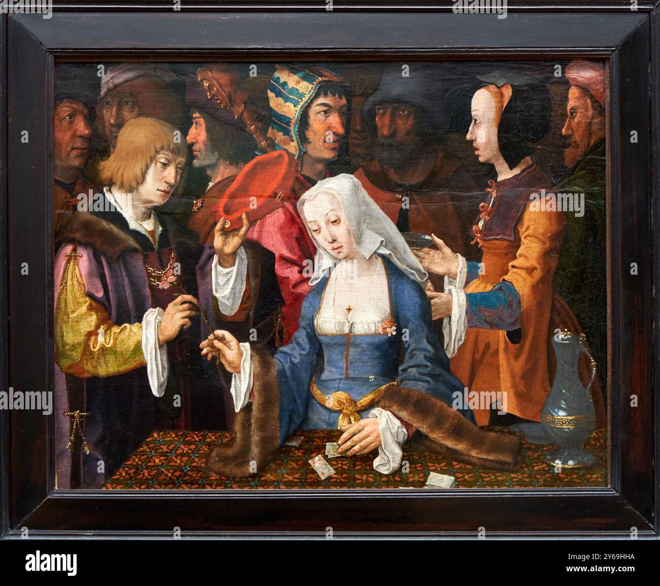 The Fortune Teller, Oil on panel, about 1508-1510, Lucas de LEYDE ...