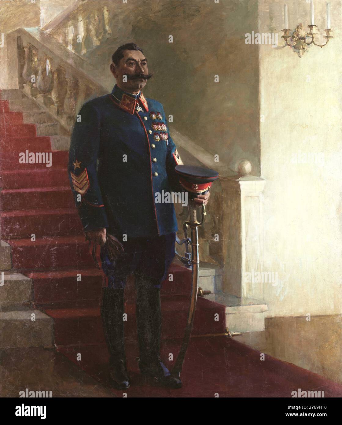 Portrait of Marshal of the Soviet Union Semyon Mikhailovich Budyonny ...
