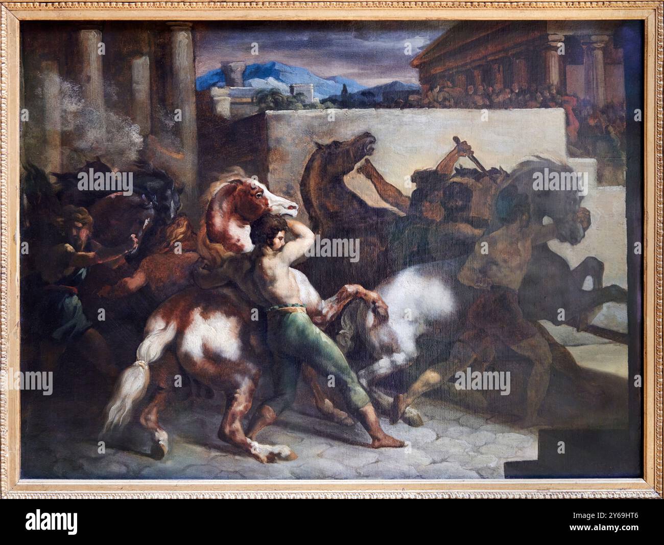 The race of the riderless horses in rome hi-res stock photography and ...