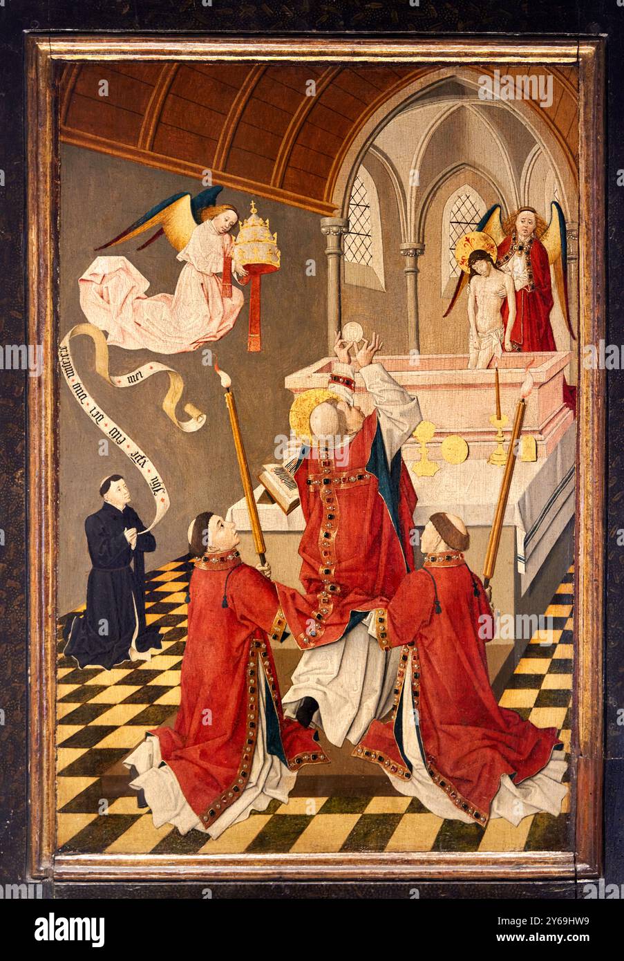 The Mass of Saint Gregory, Pierre SPICRE (?), Connu à Dijon de 1470 à ...