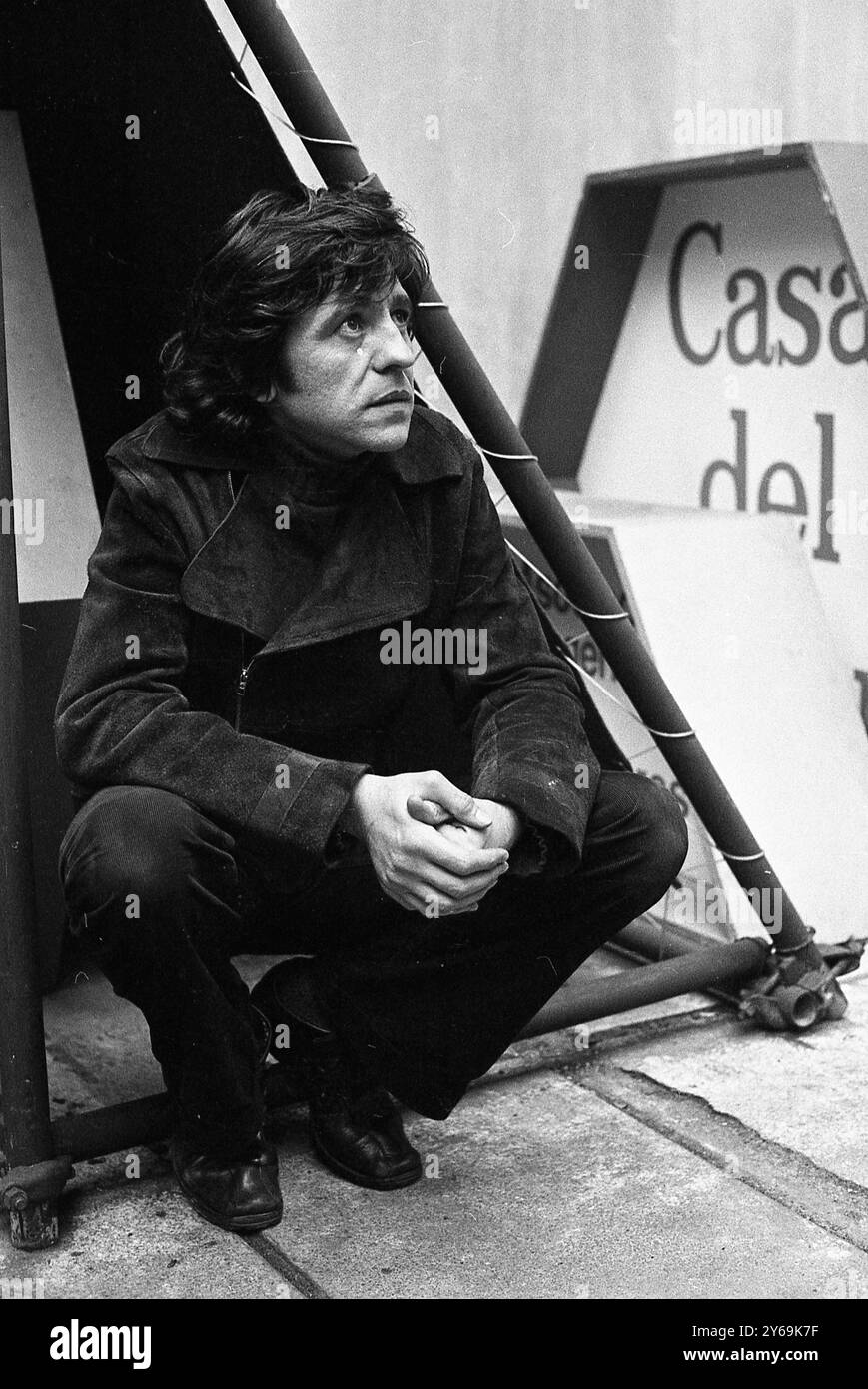 Argentine film actor Héctor Pellegrini in Buenos Aires, Argentina ...