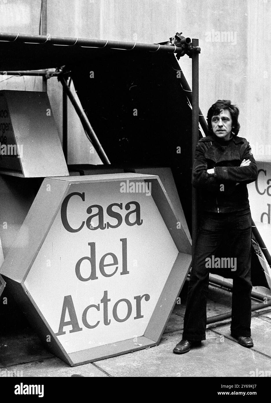 Argentine film actor Héctor Pellegrini in Buenos Aires, Argentina ...