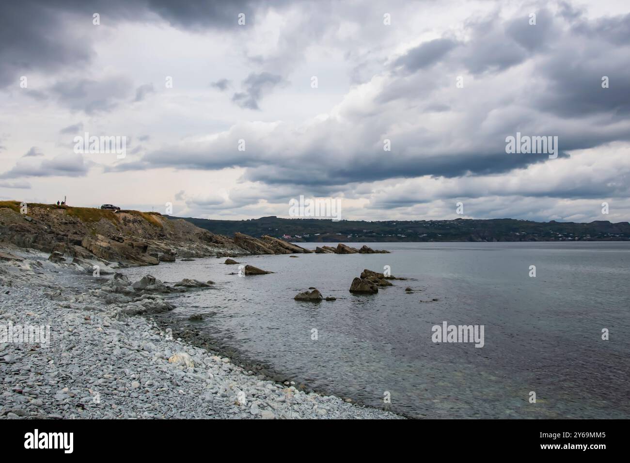 Rocky beach at Mad Rock in Bay Roberts, Newfoundland & Labrador, Canada ...