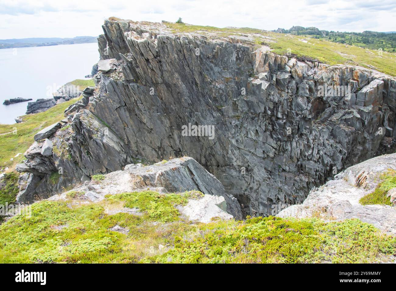 Dark Hole at Mad Rock in Bay Roberts, Newfoundland & Labrador, Canada ...