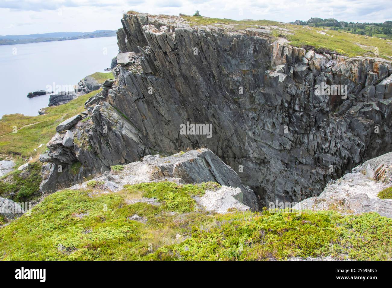 Dark Hole at Mad Rock in Bay Roberts, Newfoundland & Labrador, Canada ...