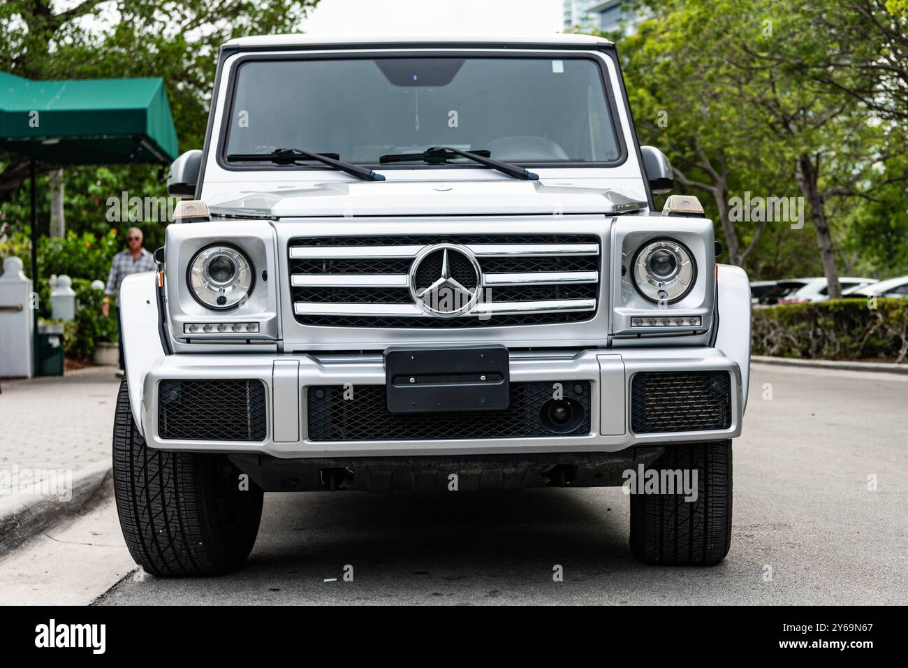 Miami Beach, Florida USA - June 10, 2024: Mercedes G55 AMG V8 ...