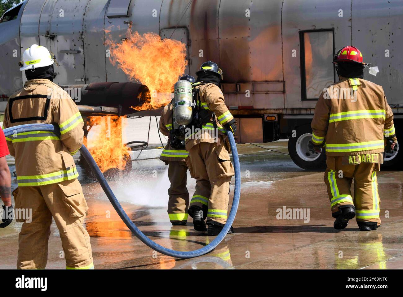 U.S. Air Force Staff Sgt. Carlos Alvarez, assigned to the 612th Air ...