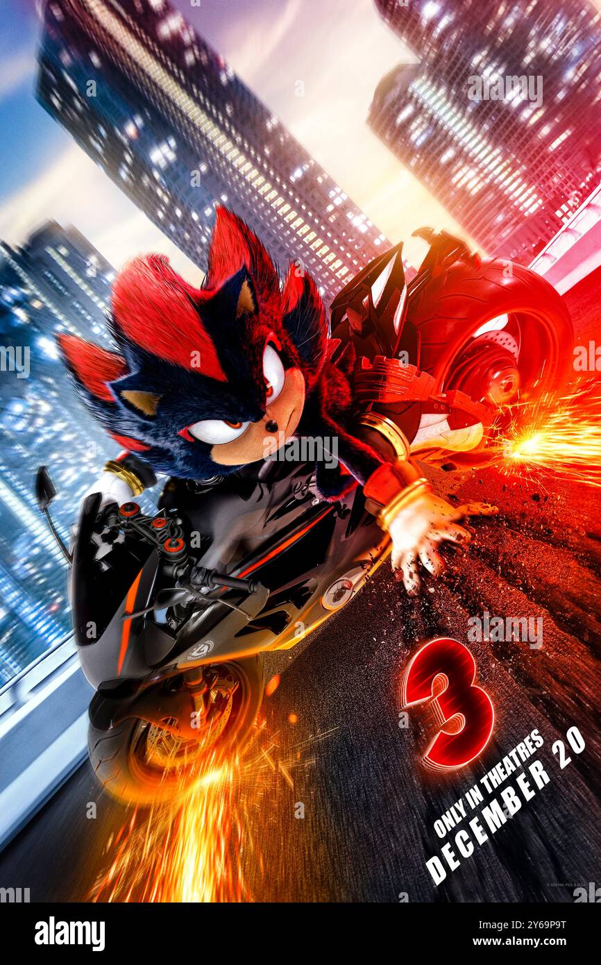 Sonic the hedgehog 3 movie hi-res stock photography and images - Alamy