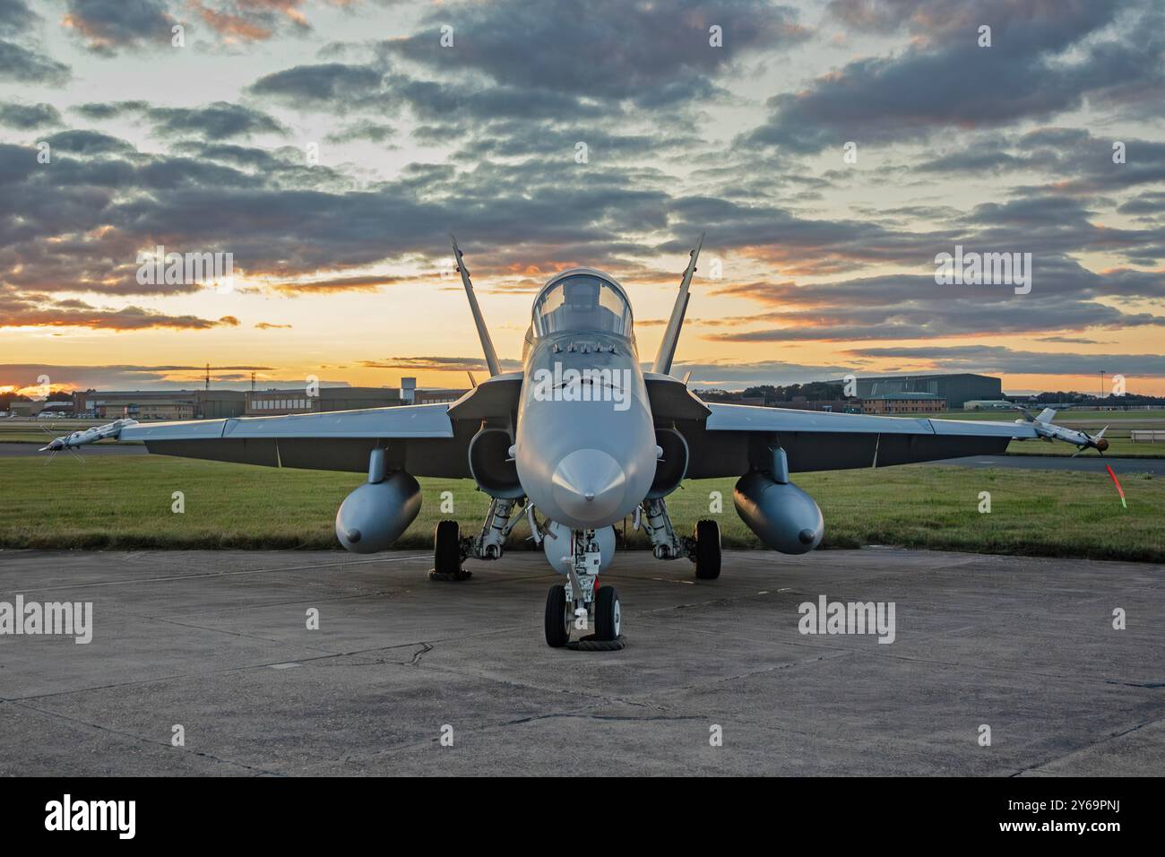 RCAF Royal Canadian Airforce FA-18, During, Exercise Cobra Warrior ...