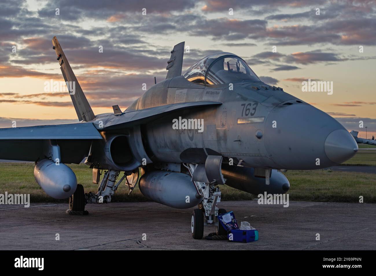 RCAF Royal Canadian Airforce FA-18, During, Exercise Cobra Warrior ...