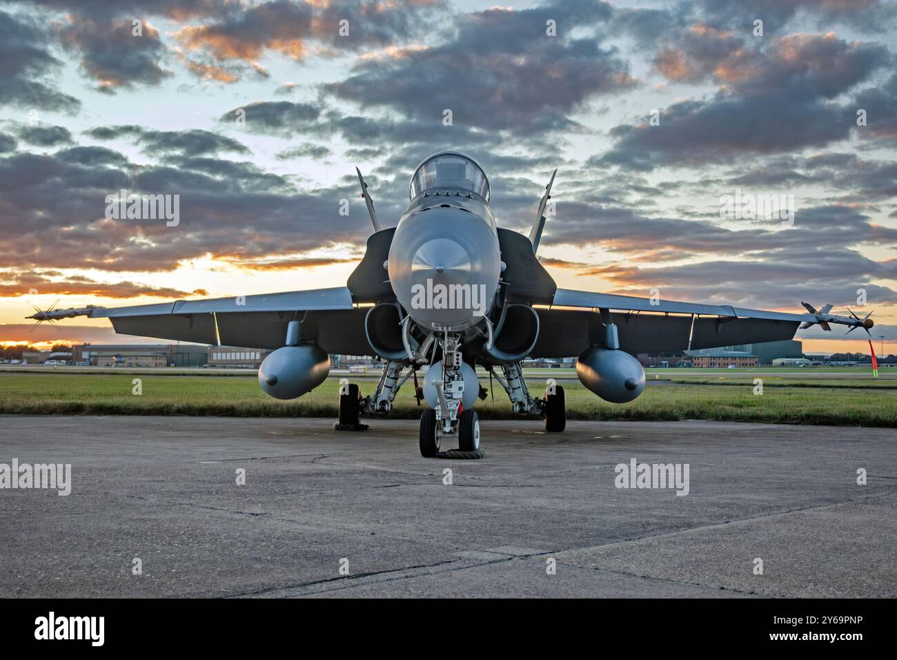 RCAF Royal Canadian Airforce FA-18, During, Exercise Cobra Warrior ...