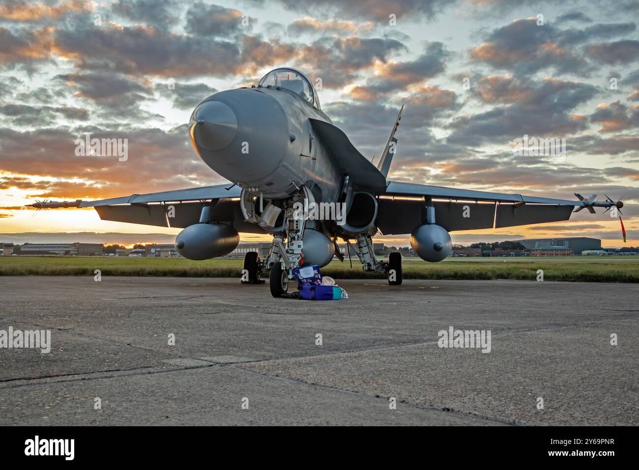 RCAF Royal Canadian Airforce FA-18, During, Exercise Cobra Warrior ...
