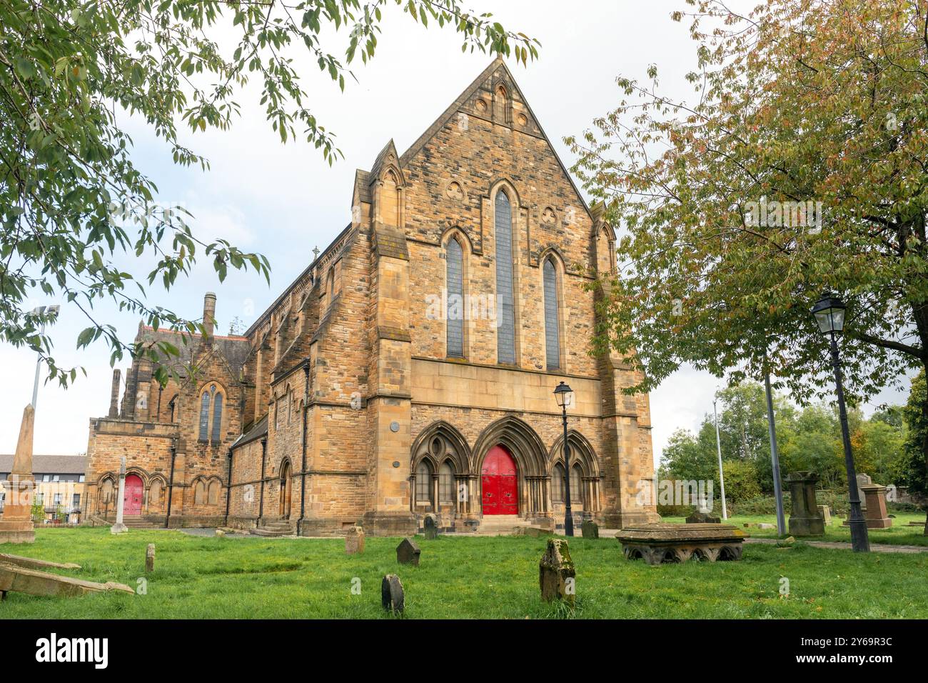 Govan old parish church. The church yard is thought to be the oldest ...