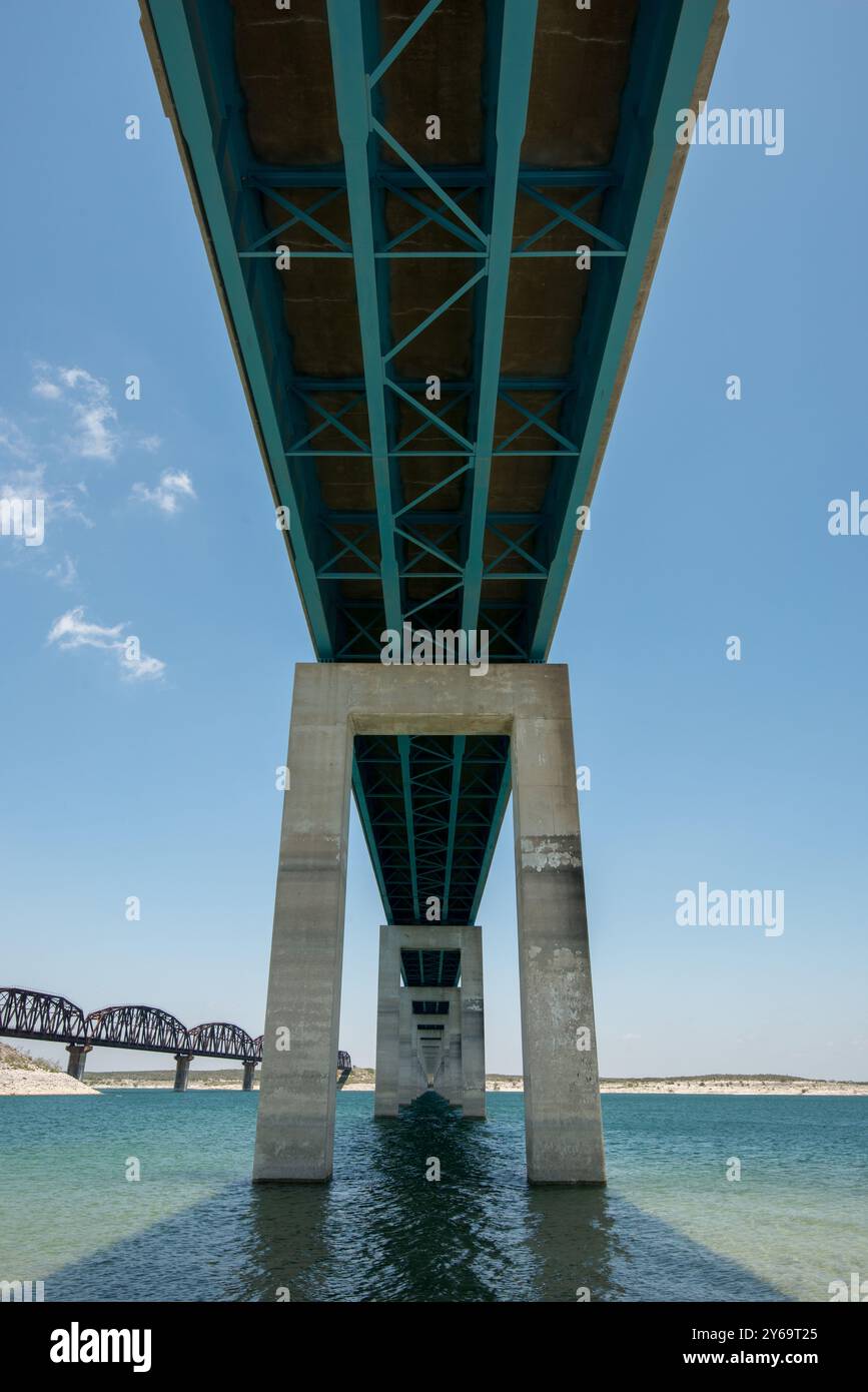 US Highway 90 Bridge by Amistad National Recreation Area, Texas Stock ...