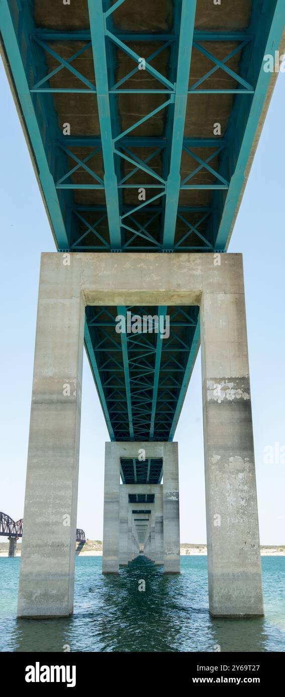 US Highway 90 Bridge by Amistad National Recreation Area, Texas Stock ...