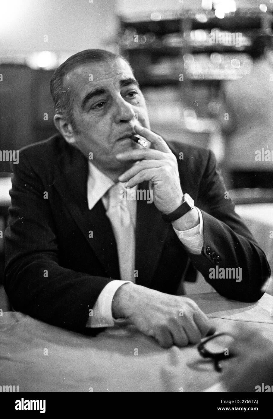 Argeninte tango composer, director and pianist Lucio Demare during an ...
