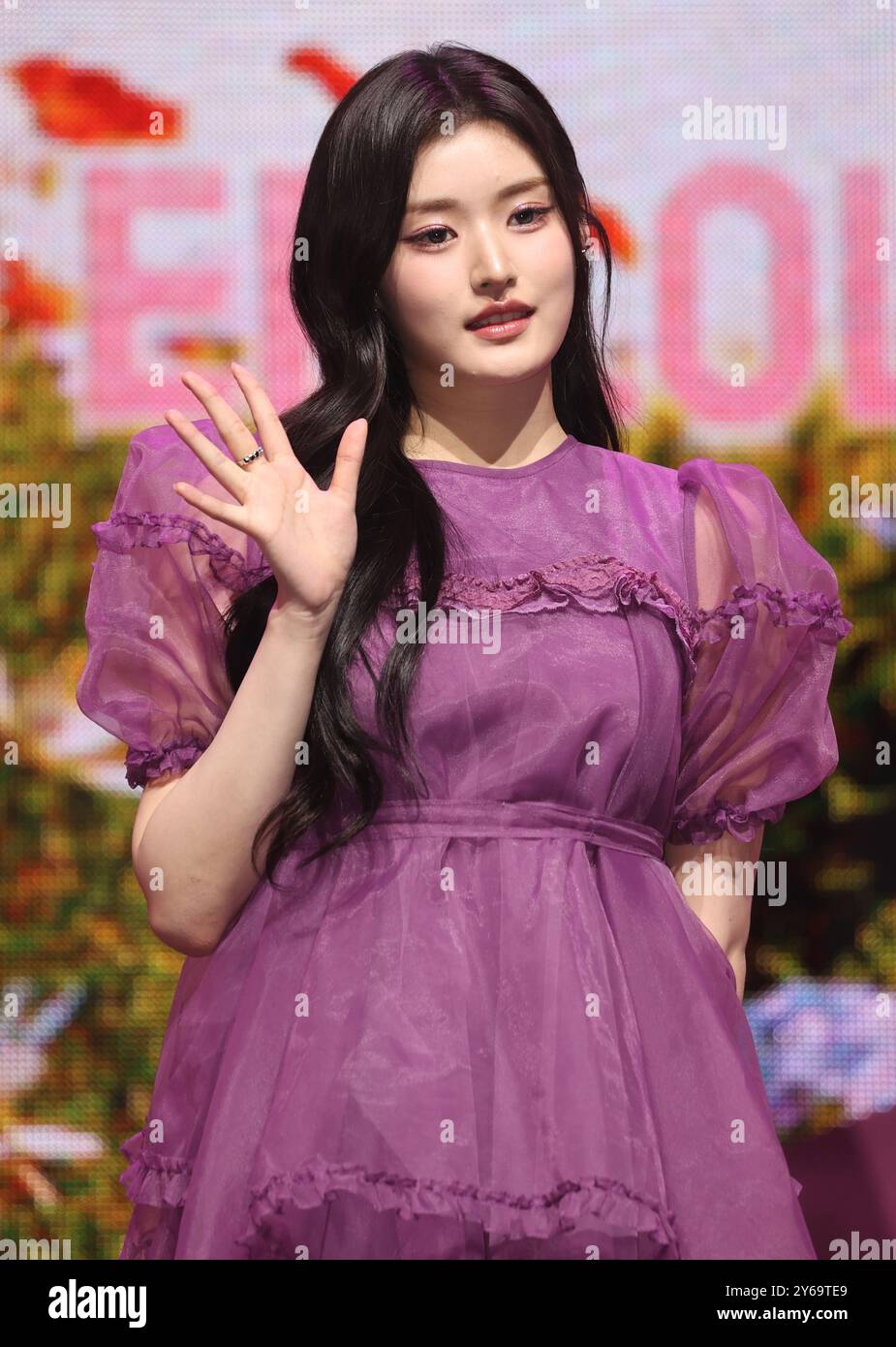 25th Sep, 2024. S. Korean girl group Fifty Fifty Athena, a member of ...