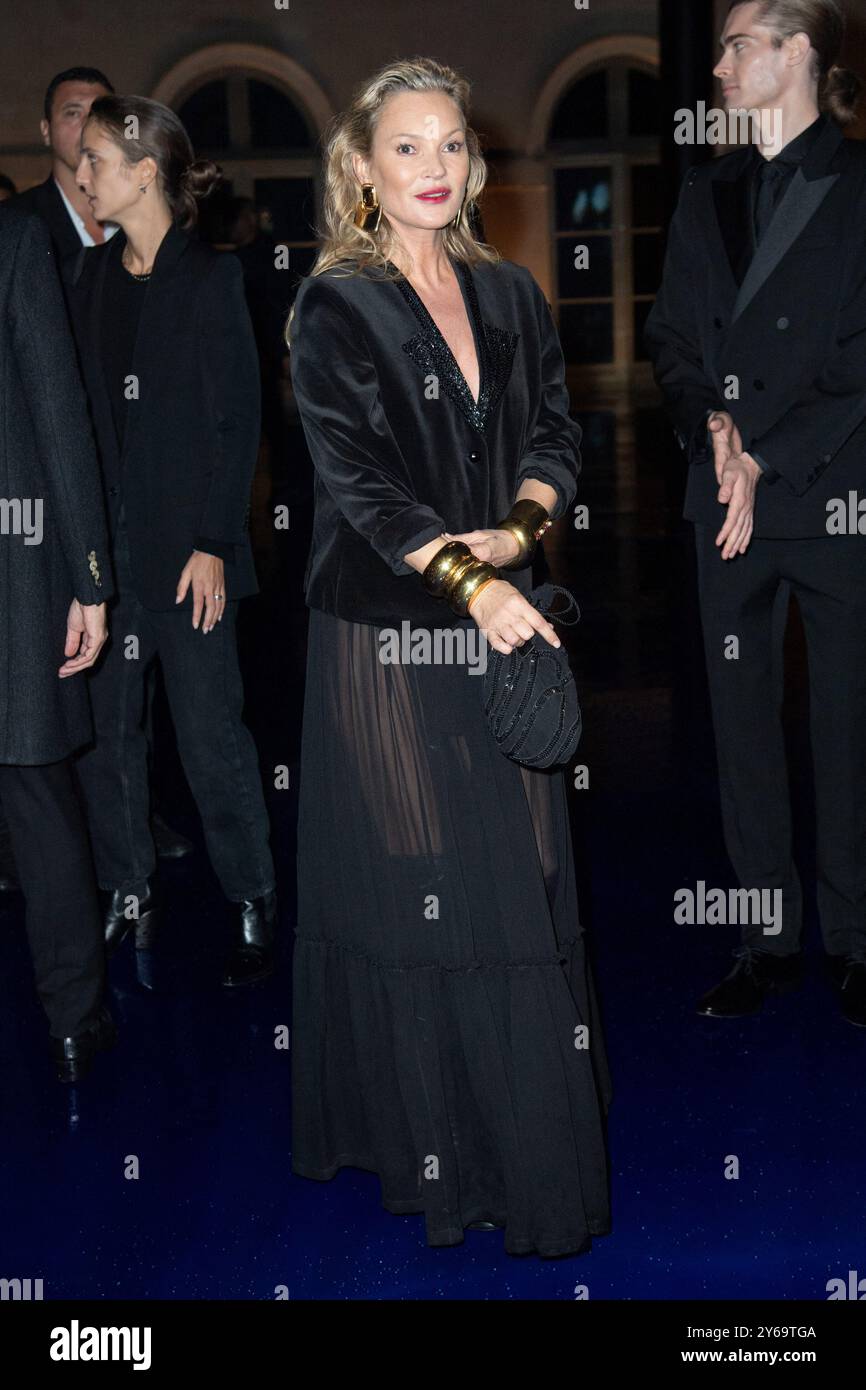 Paris, France. 24th Sep, 2024. Kate Moss attending the Yves Saint ...
