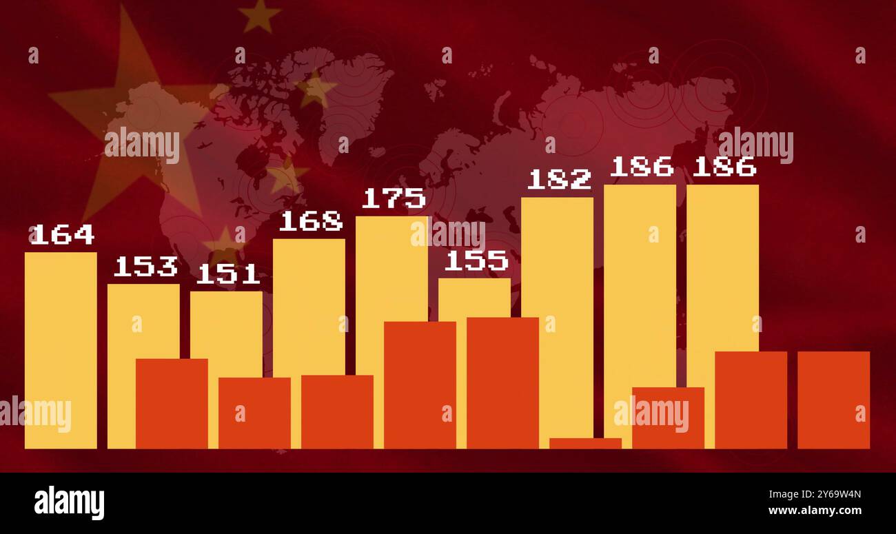 Population demographics infographic world map hi-res stock photography ...