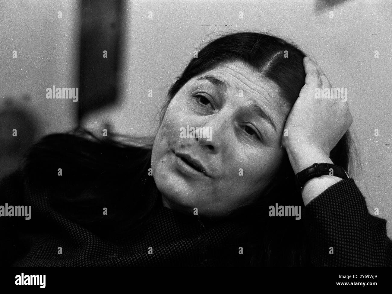 Argentine folklore singer Mercedes Sosa (born Haydee Mercedes Sosa ...