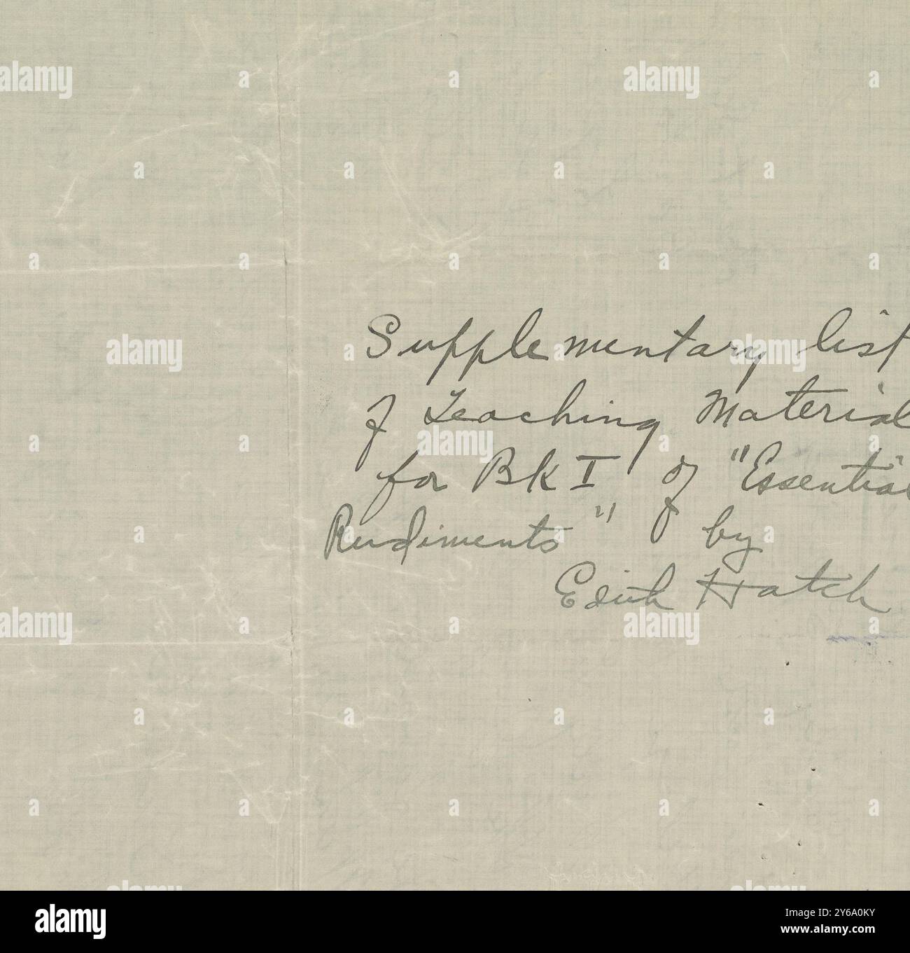 Essential rudiments hi-res stock photography and images - Alamy