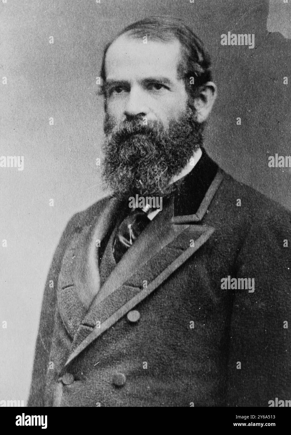 Jay Gould, half-length portrait, facing left, between 1865 and 1892 ...