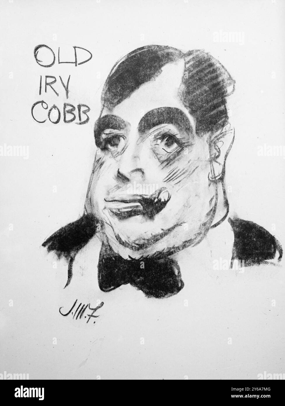 Old Irv Cobb (caricature) by J.M. Flagg, Flagg, James Montgomery, 1877 ...