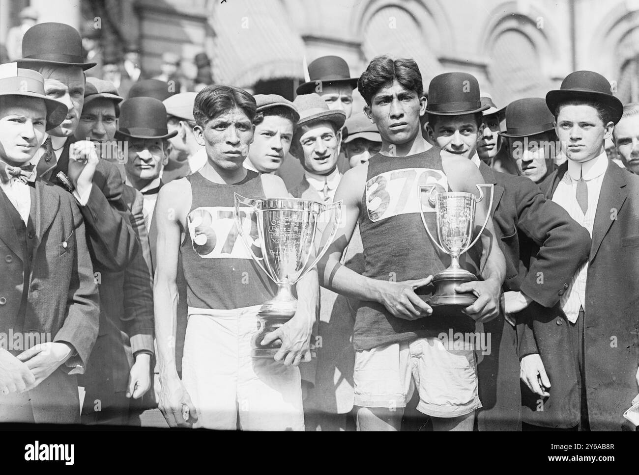 Tewanima (winner), Arquette (came in 5th), Photo shows Hopi American ...