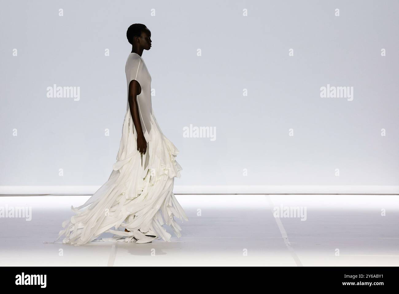 Paris, France. 24th Sep, 2024. ALAINPAUL Spring/Summer 2025 Runway ...