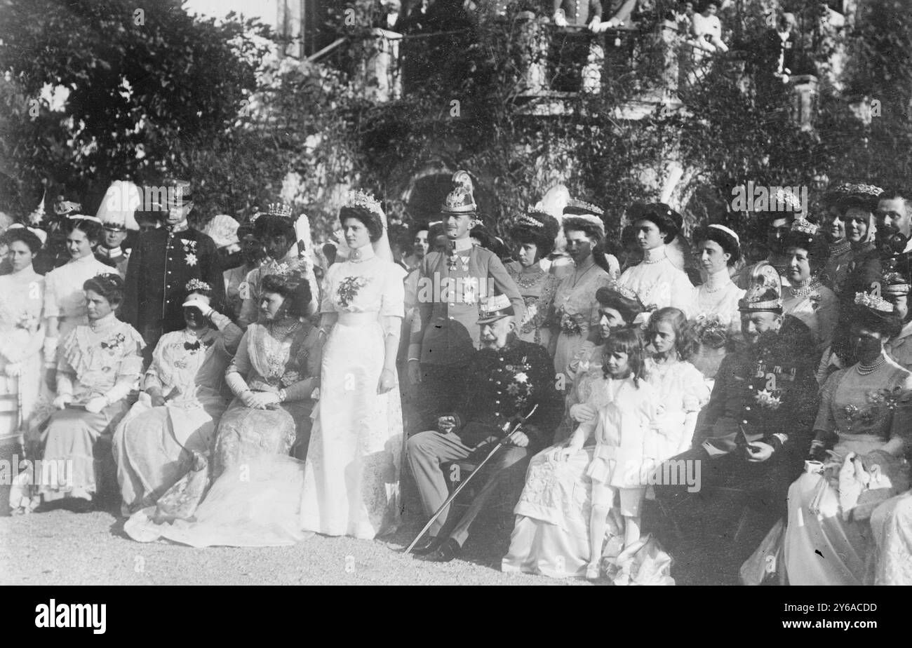 Wedding of Archduke Karl Franz Josef & Princess Zita, Kaiser Franz ...