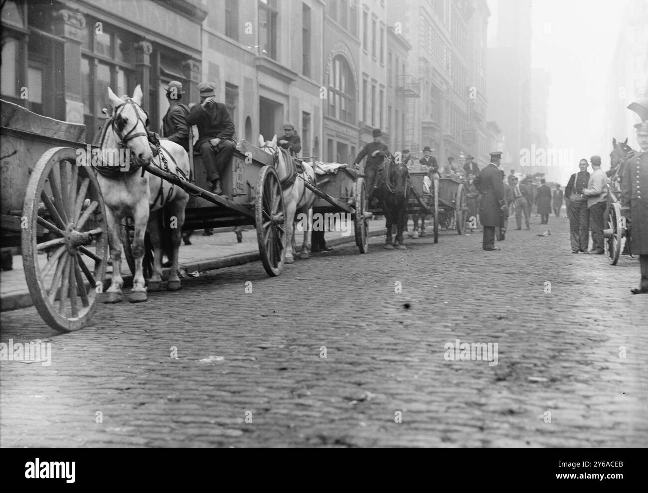 Garbage carts protected Black and White Stock Photos & Images - Alamy