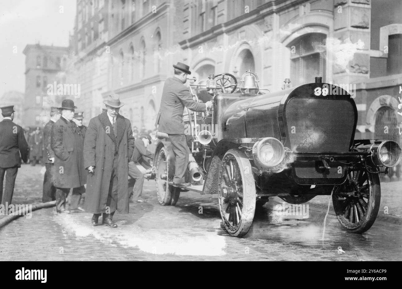 Chief Kenlon - New Motor Fire Engine, Photograph shows a new motor fire ...
